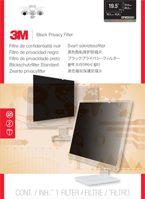 3M™ Privacy Filter for 19.5%22 Widescreen Monitor (16:10) (OFMDE001 ...