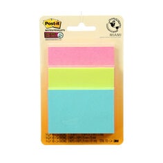 Post-it® Super Sticky Notes 3432-SSMIA-C, Miami Collection, Mutiple ...