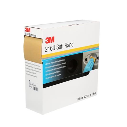 3M™ Precut Soft Hand Rolls, 216U, 50743, P1000, 4.5 in x 27.34 yd. (11. ...