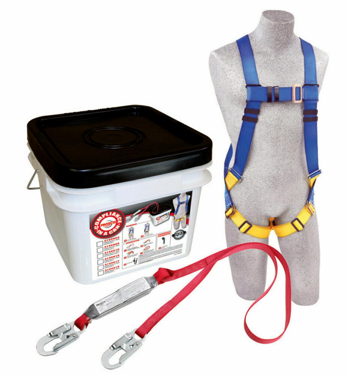 3M™ PROTECTA® Compliance in a Can™ Light Roofer's Fall Protection Kit ...