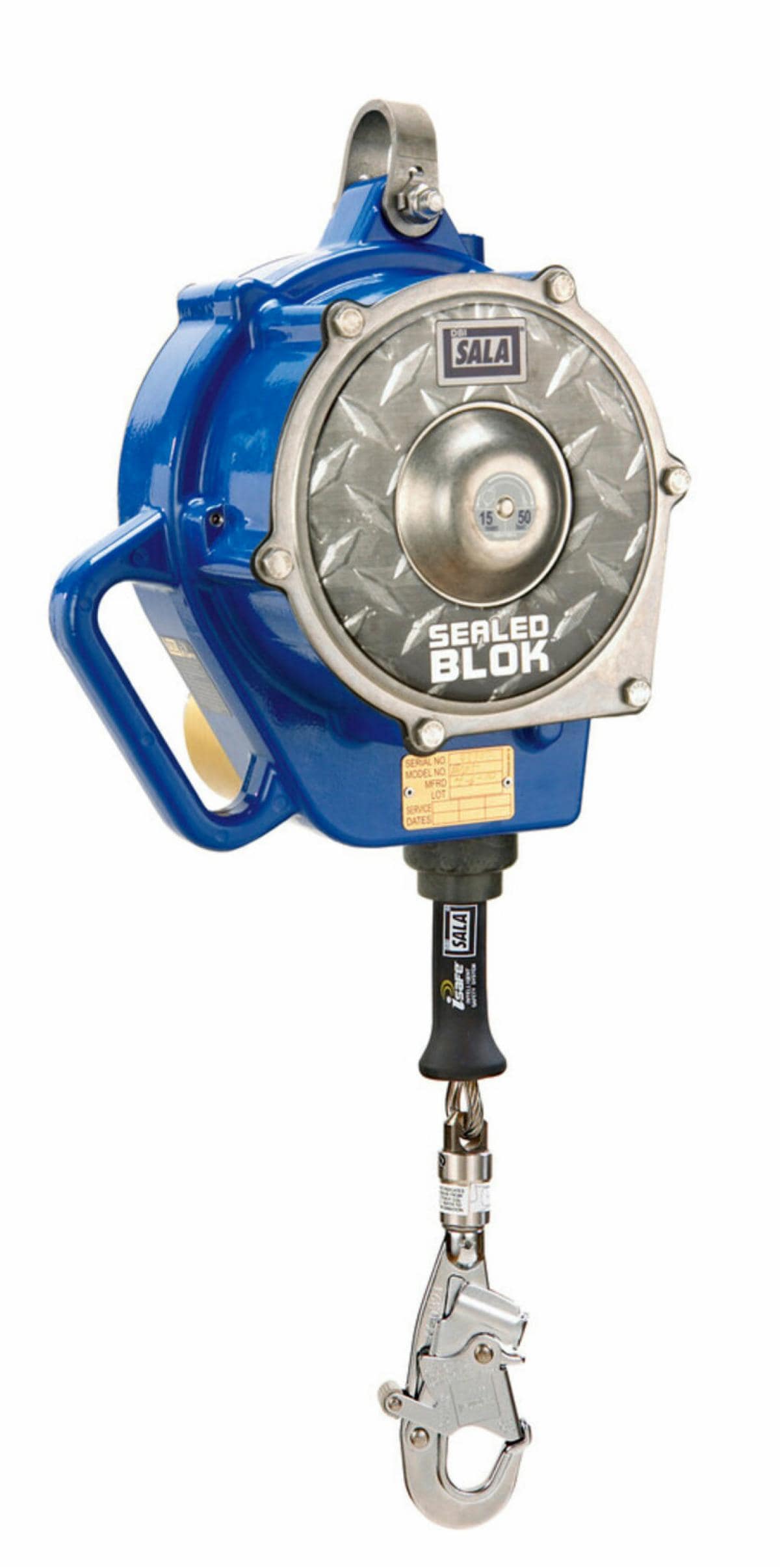 3M™ DBI-SALA® Sealed-Blok™ Self Retracting Lifeline, 3400922C, 50 ft ...