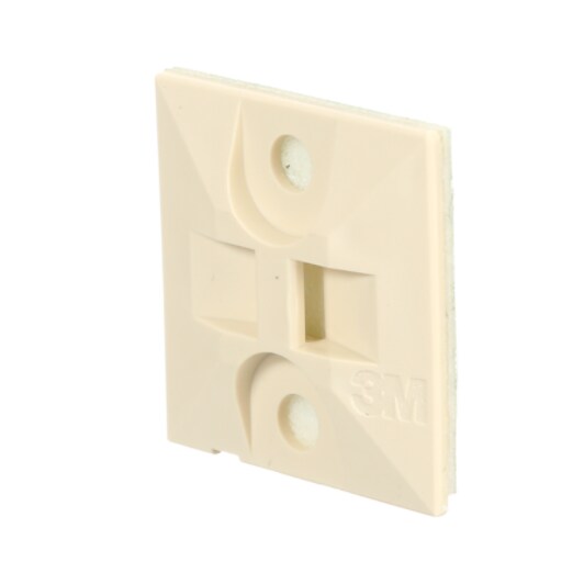 3M™ Cable Tie Mounting Base, CTB1X1BGA-C, beige, 2-way adhesive mount ...