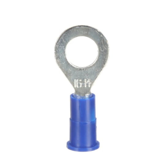 3M™ Highland™ Ring Terminal, RV14-14Q, vinyl insulated, stud size 1/4 ...