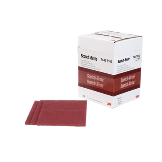 Scotch-Brite™ PRO Hand Pad, 7447, 9 in x 6 in (22.86 cm x 15.24 cm), 20 ...