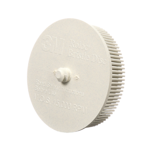 Scotch-Brite™ Roloc™ Bristle Disc, 07529, white, 120, 3 in (7.62 cm ...