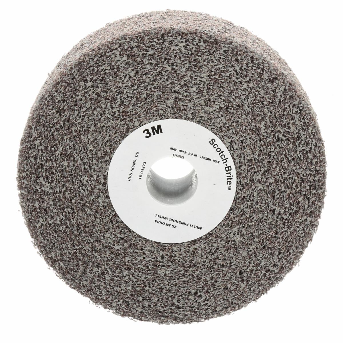 Scotch-Brite™ Multi-Finishing Wheel, MU-WL, MED, 6 in x 2 in x 1 in (15 ...