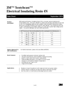 3M™ Scotchcast™ Inline Resin Splice kit 82-A3N, 1-5 kV, Non-Shielded ...