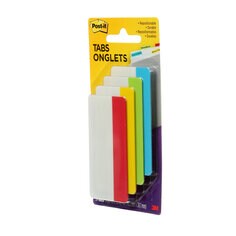 Post-it® Filing Tabs 686-ALYR3IN-C, 3 in x 1.5 in (76.2 mm x 38.1 mm ...