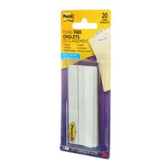Post-it® Durable Tabs 686-20W3IN-C, 3 in x 1.5 in (76.2 mm x 38 mm ...