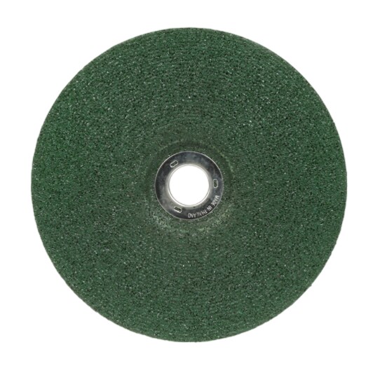 3M™ Green Corps™ Depressed Centre Wheel, grade 24, green, 7 in x 1/4 in ...