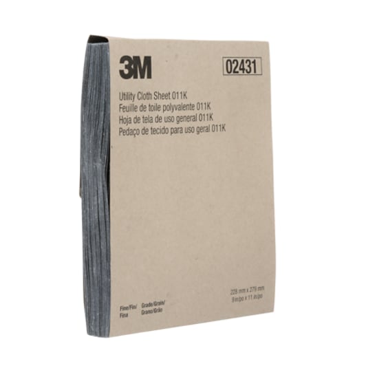 3M™ Utility Cloth Sheet, 011K, FIN, 9 in x 11 in (228.6 mm x 279.4 mm ...