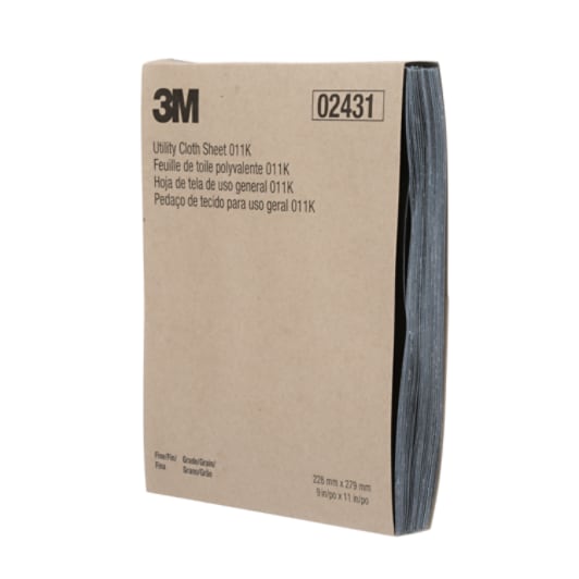 3M™ Utility Cloth Sheet, 011K, FIN, 9 in x 11 in (228.6 mm x 279.4 mm ...