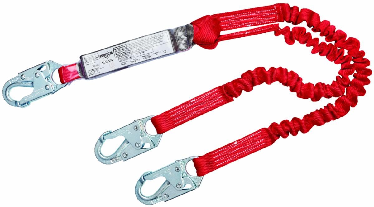 3M™ PROTECTA® PRO™ Pack Elastic 100% Tie-Off Shock Absorbing Lanyard ...