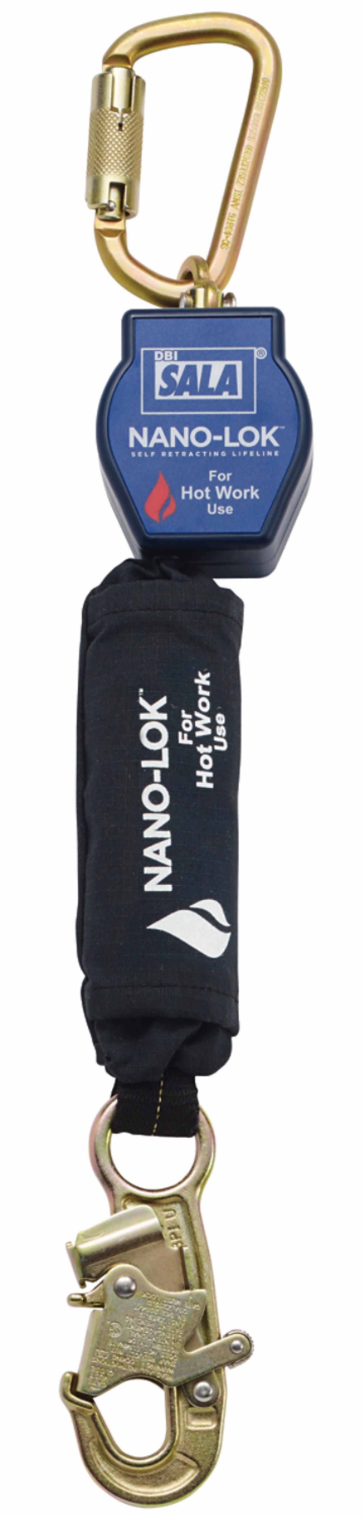 3M™ DBI-SALA® Nano-Lok™ Self Retracting Lifeline with Anchor Carabiner ...