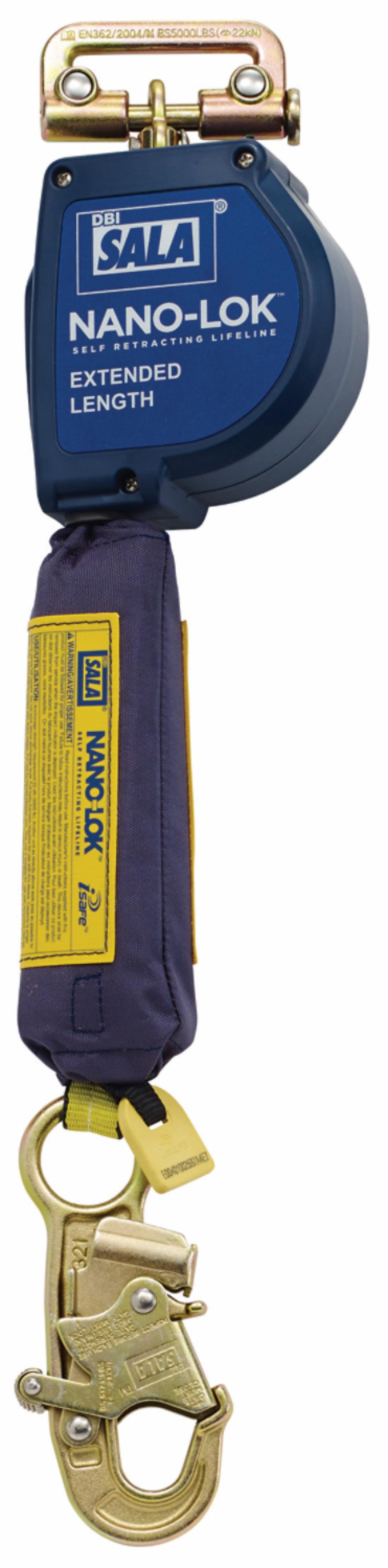 3M™ DBI-SALA® Nano-Lok™ Extended Length Single Leg SRL with Quick ...
