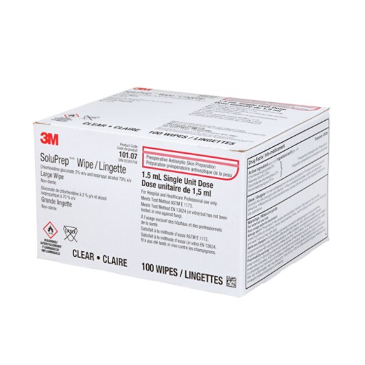 3M™ SoluPrep™ Wipe, Large Wipe (2% w/v chlorhexidine gluconate and 70% ...