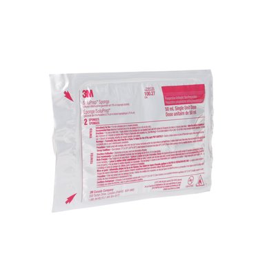 3M™ SoluPrep™ Sponge, (2% w/v chlorhexidine gluconate and 70% v/v ...