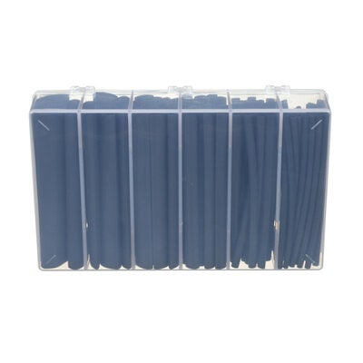 3M™ Heat Shrink Thin-Wall Tubing Kit, FP-301, black, 6 in (15.25 cm)