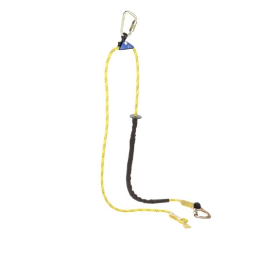 Longe de positionnement réglable en corde pour grimpeur de poteau DBI ...