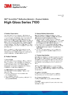 3M™ Scotchlite™ Reflective Material Serie 8712 | 3M España