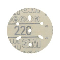 3M™ Hookit™ Blue Abrasive Disc 321U, 36147, 3 in, 220, Multi-hole, 50 ...