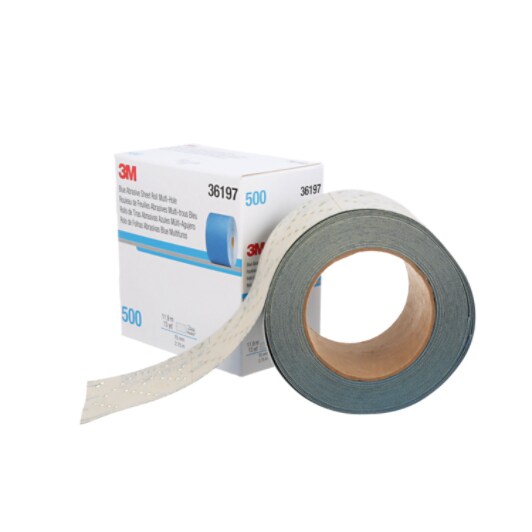 3M™ Hookit™ Blue Abrasive Sheet Roll, 321U, 36197, 500, 2-3/4 in x 13 ...