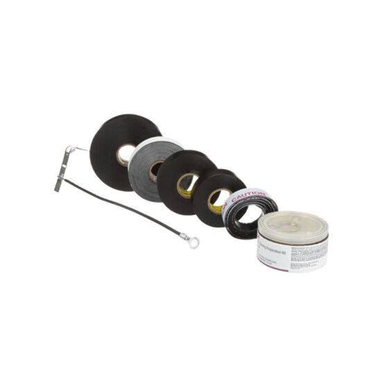 Scotch® Tape Termination Kit, 5703, with Tape Shield, Wire Shield and ...