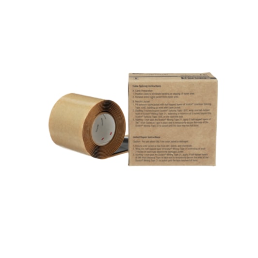 Scotch® Heavy Duty Mining Tape, 31, black, 60 mil (1.52 mm), 2 in x 6 ...