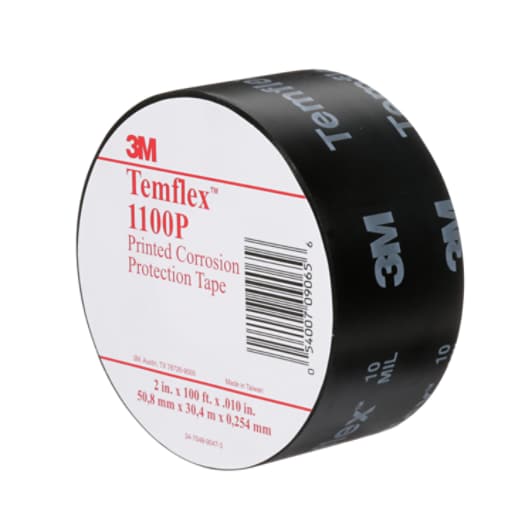 3M™ Temflex™ General Use Corrosion Protection Tape, 1100, black, 2 in x ...
