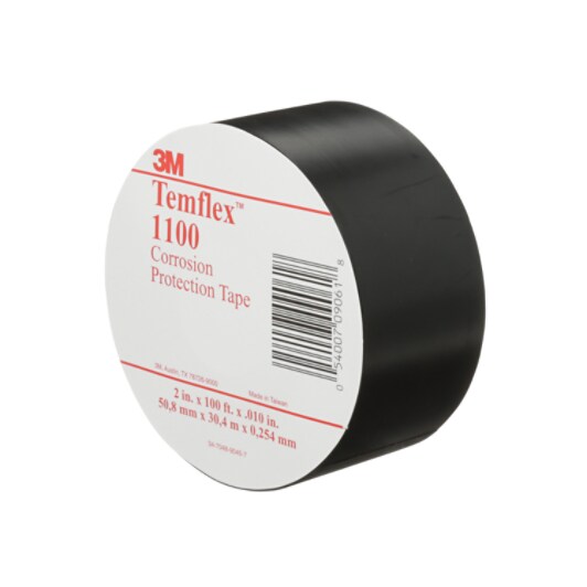 3M™ Temflex™ General Use Corrosion Protection Tape, 1100, black, 2 in x ...