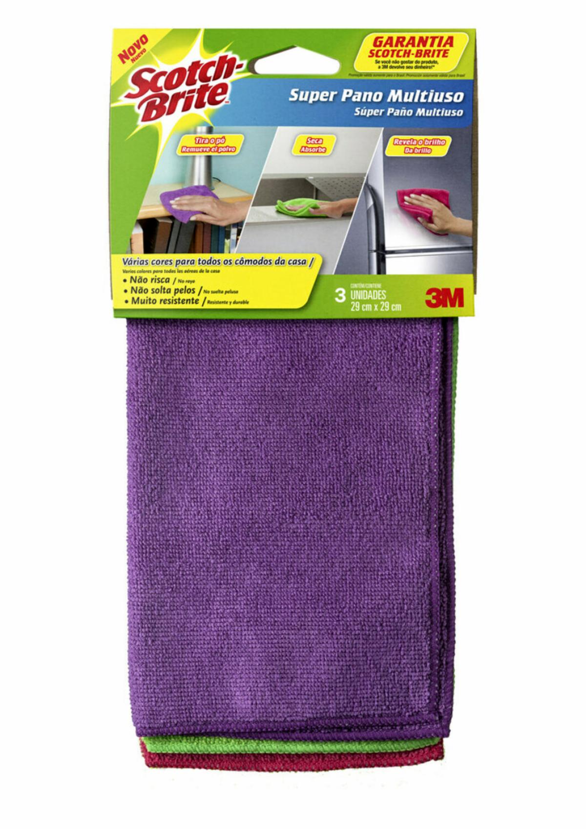 Paño Microfibra Scotch-Brite®, 3 Unidades | 3M Guatemala