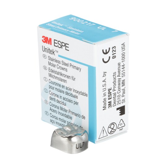 3M™ ESPE™ Unitek™ Stainless Steel Second Primary Molar Crown, 900217 ...