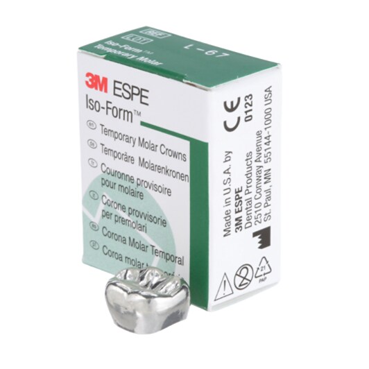 Tooth Adhesive For Crowns 3M™ Iso-Form™ Temporary Crowns Molar Caps For ...