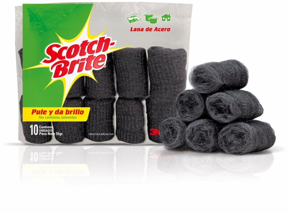 Lana de Acero Scotch-Brite®PQ x 10 | 3M Argentina