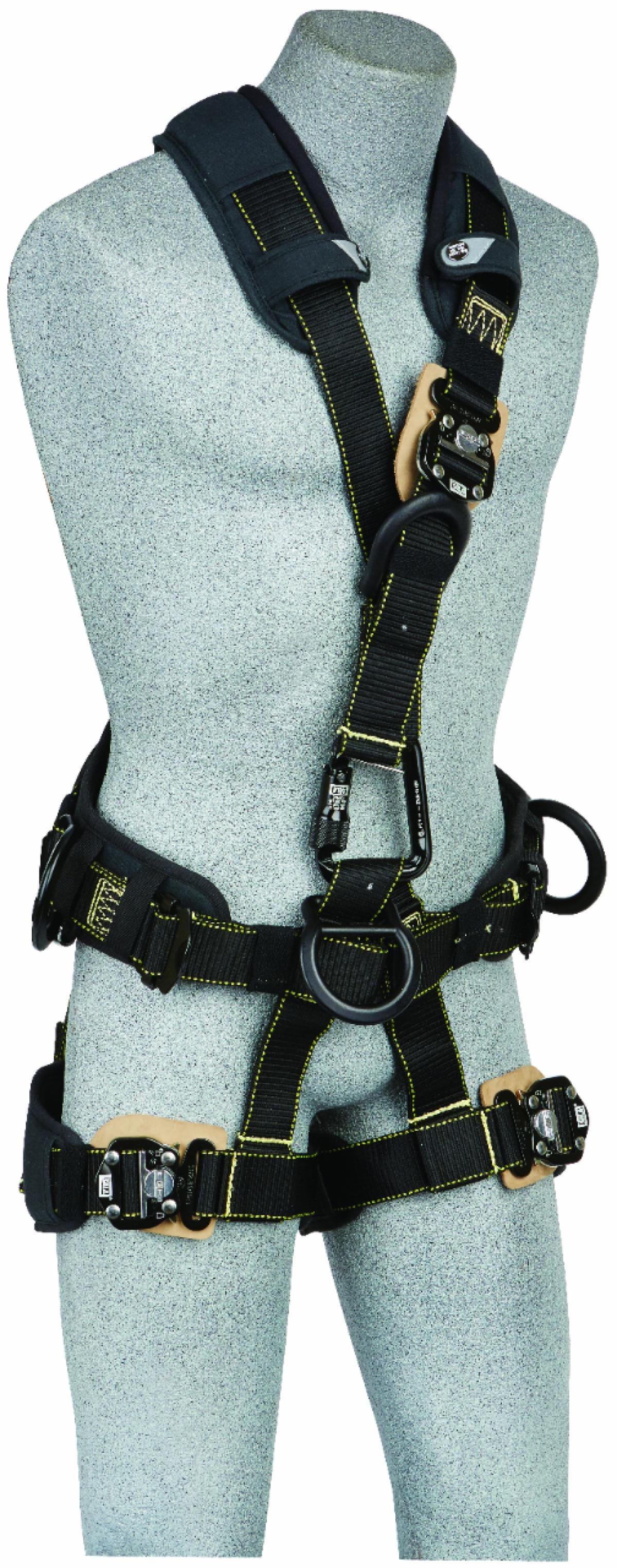 3M™ DBI-SALA® ExoFit NEX™ Arc Flash Rope Access Harness 1113758, Black ...