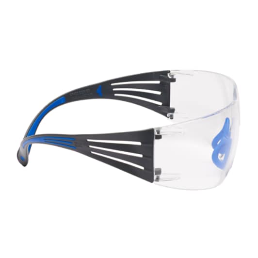 3M™ SecureFit™ 400 Safety Glasses, Blue/Grey frame, Scotchgard™ Anti ...