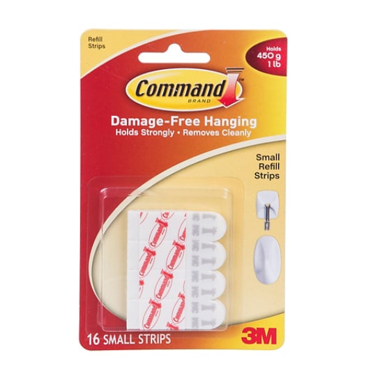 Command™ General Purpose Refill Strips, 17022P-16PK Small Refill, 6 ...