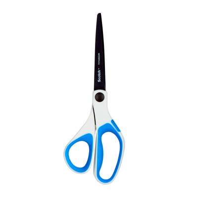Scotch™ Titanium Scissors Mixed Shipper, Green, Blue or Purple, 1 per ...