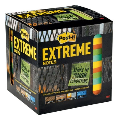 Post-it® Extreme Notes EXTRM33-12TRYX, 3 in x 3 in, 12 Pads/Pack | 3M ...