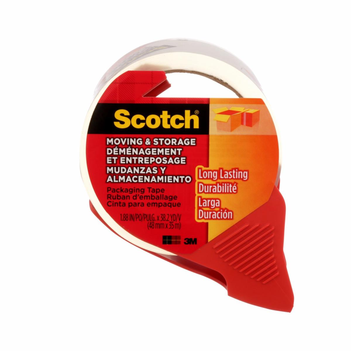 Scotch® Long Lasting Storage Packaging Tape, 3650S-RD-ESF, 1.88 in x 38 ...