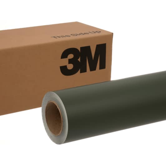 Vinil para Revestimiento 3M™ 2080-M26, Verde Militar Mate, 1.5 m x 22. ...