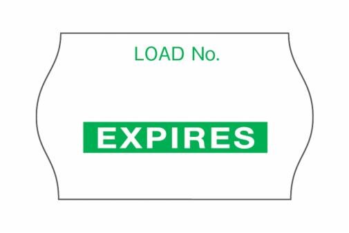 3M™ Comply™ Sterilization Load Labels, 1257G, %22Expires%22, green, 5/8 ...