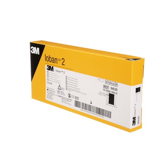 3M™ Ioban™ 2 Antimicrobial Incise Drape, 6635, 3.9 in x 7.9 in (10 cm x ...
