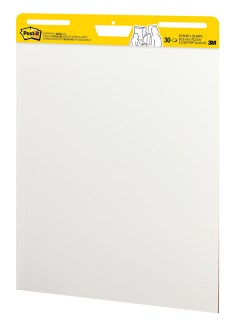 Post it Super Sticky Easel Pad 25 in. x 30 in. White 30 Sheets Pad 4 Pads Pack 3M United States