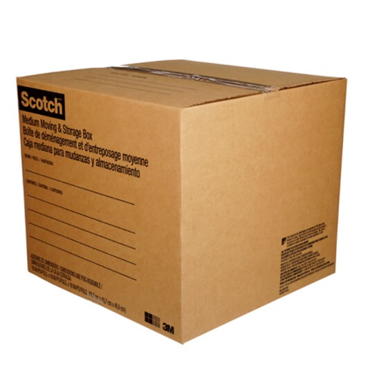 Scotch® Moving and Storage Box, 8027-ESF, 18 in x 18 in x 16 in (45.7 ...