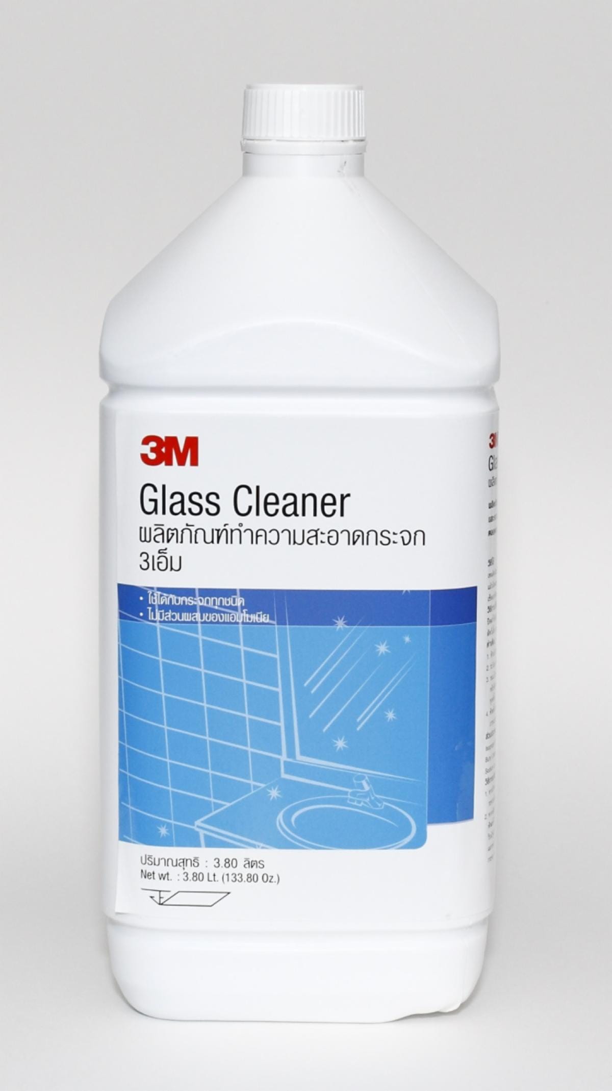 3M™ ผลิตภัณฑ์ทำความสะอาดกระจก ขนาด 3.8 ลิตร, 4 ขวด/ลัง | 3M ประเทศไทย