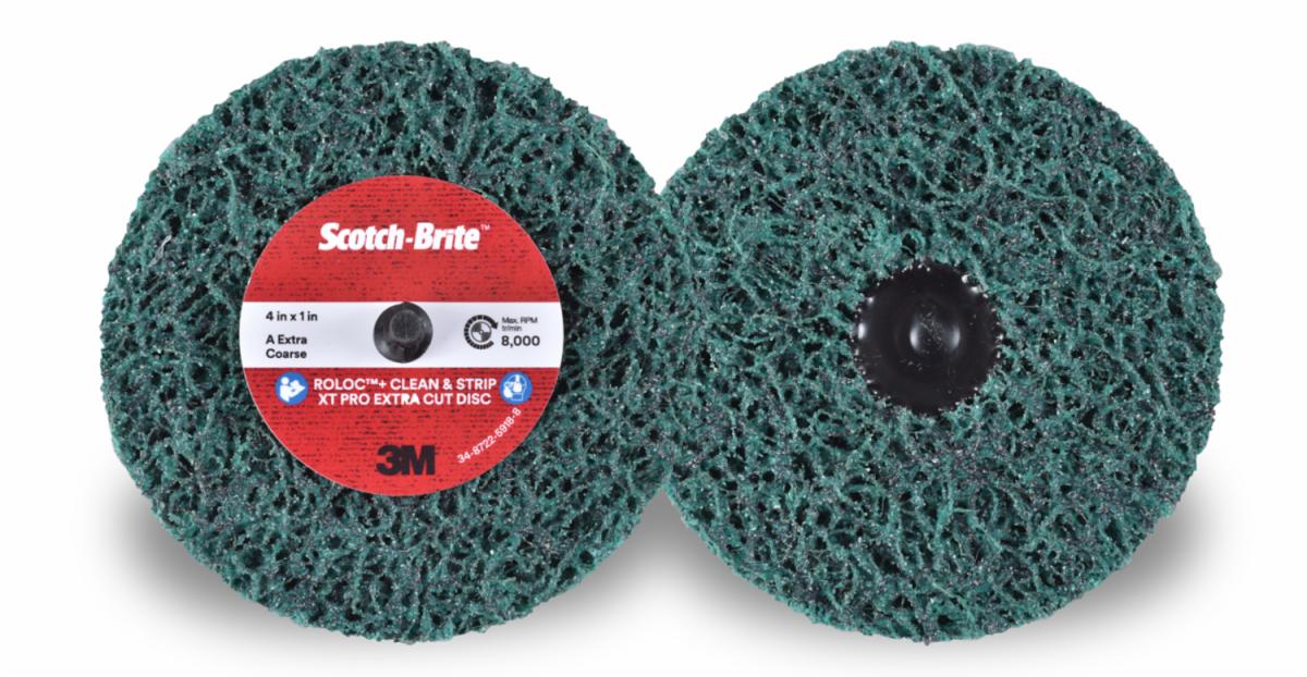 Scotch-Brite™ Roloc™+ Clean and Strip XT Pro Extra Cut Disc | 3M Canada