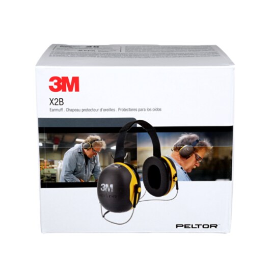 3M™ PELTOR™ X Series Earmuffs, X2B, behind-the-head, 10 pairs per case ...