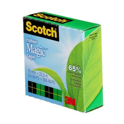 Scotch® Magic™ Greener Tape, 812-2P-C, 3/4 in x 25 yd (19 mm x 22.8 m ...