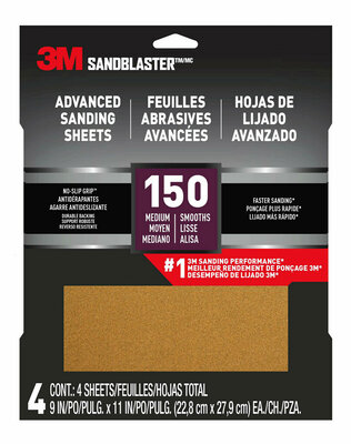 3M™ SandBlaster™ Sandpaper with No Slip Grip Backing | 3M Australia